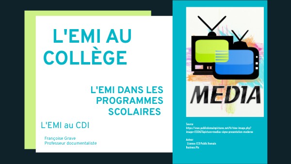 EMI au collège | Genially