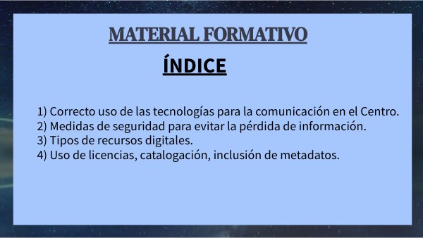 MATERIAL FORMATIVO | Genially