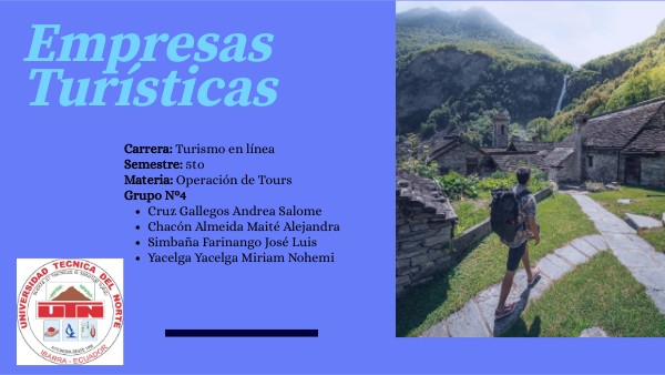 Empresas Turísticas | Genially