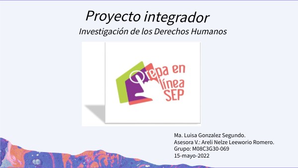 Proyecto integrador M08 | Genially