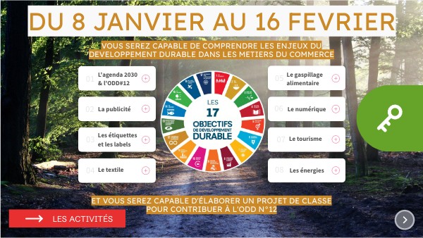 séquence projet ODD | Genially