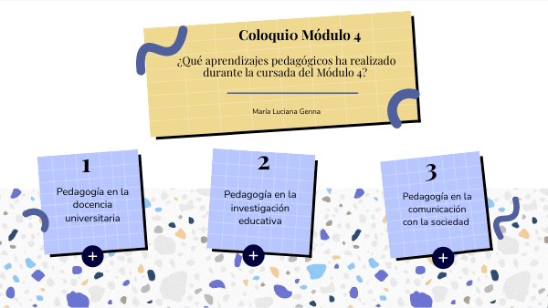 Coloquio Módulo 4 | Genially