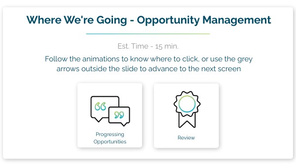 CAM 3 - Opportunity Mgmt | Genially