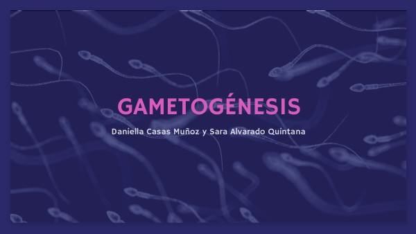 Gametogénesis