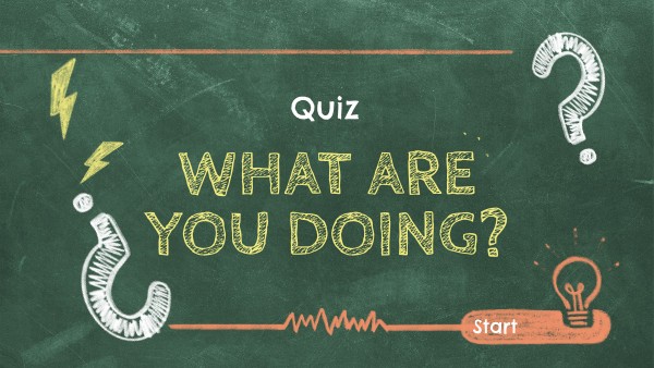 ANIMATED CHALKBOARD QUIZ