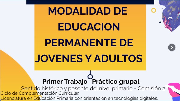 Modalidad EDJA | Genially