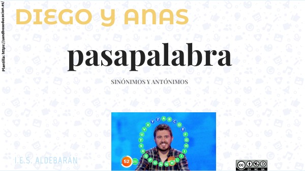 PASAPALABRA SINÓNIMOS Y ANTÓNIMOS ESO | Genially