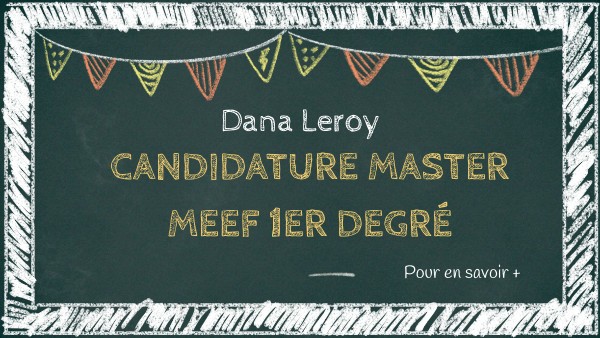 présentation master meef