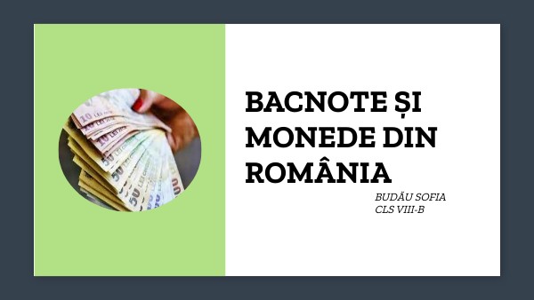 BACNOTE SI MONEDE