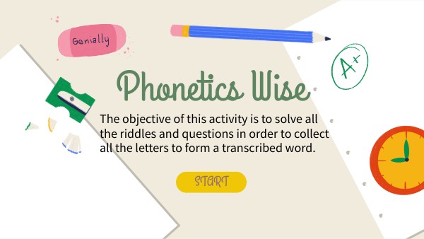 PHONETICS WISE | Genially