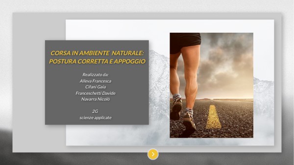 CORSA IN AMBIENTE NATURALE