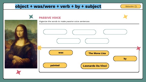 PASSIVE VOICE GAME | Genially