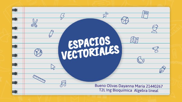 Espacio vectorial | Genially