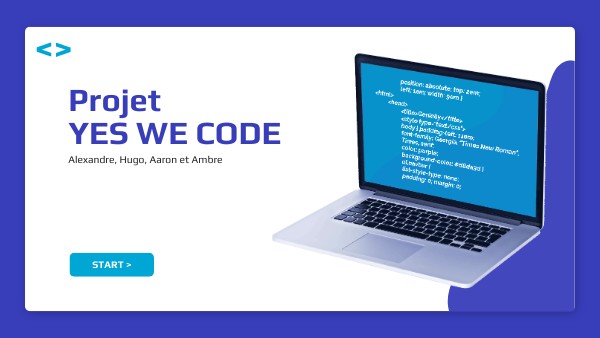 Projet YES WE CODE