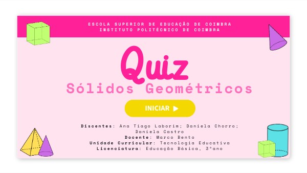 Quiz - Sólidos Geométricos