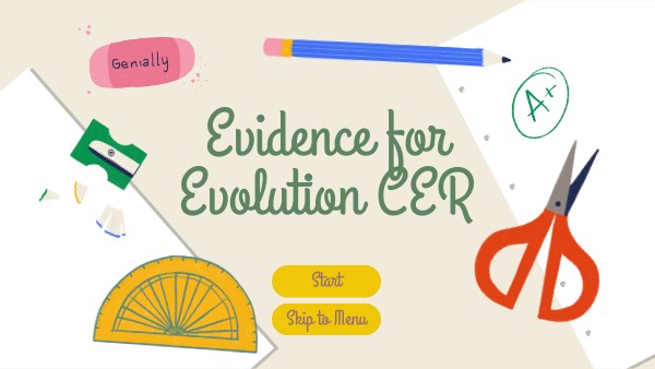 Evidence of Evolution | Genially