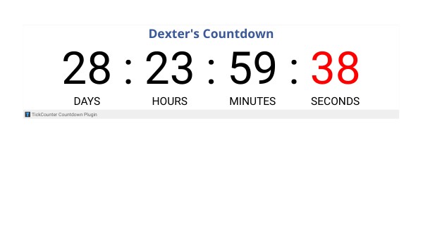 Countdown - Dexter | Genially