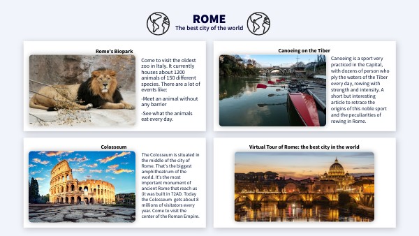 Brochure di Roma | Genially