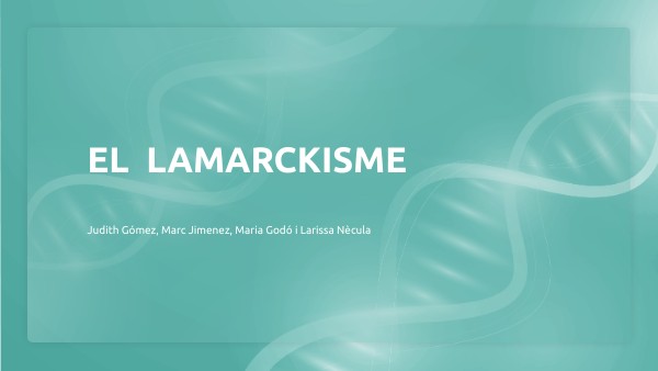 Lamarckisme | Genially