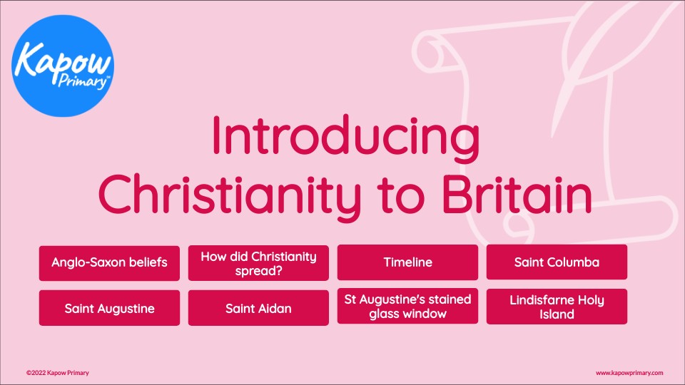 Introducing Christianity to Britain