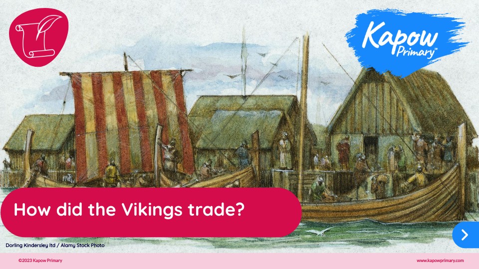 How did the Vikings trade?