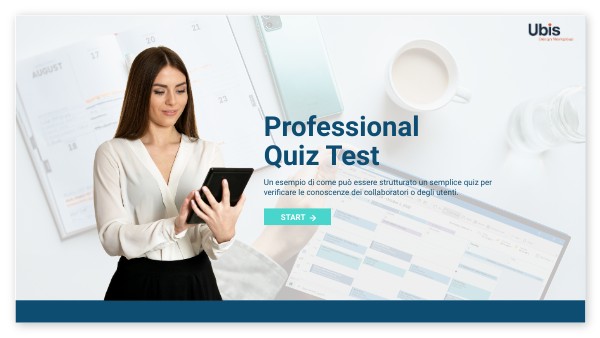 PROFESSIONAL QUIZ TEST | Genially