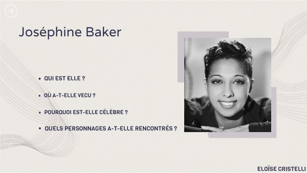 Hist-géo expo1 Joséphine Baker | Genially