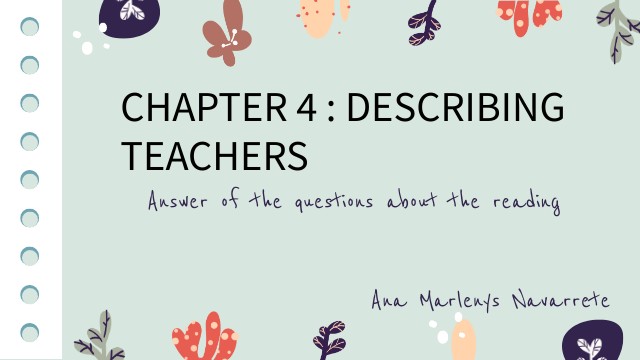 Ana marlenys Navarrete chapter 4 | Genially