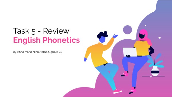 Task 5 - Review - English Phonetics | Genially