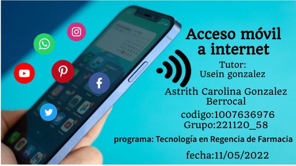 Acceso movil a internet- presentación