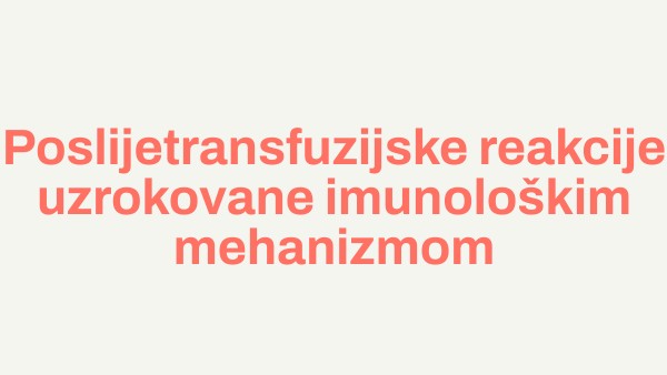 transfuzija II | Genially