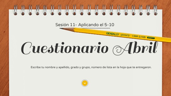 cuestionario abril | Genially