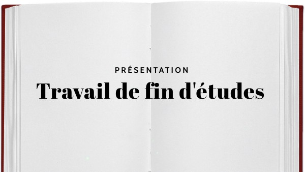 Présentation tfe | Genially