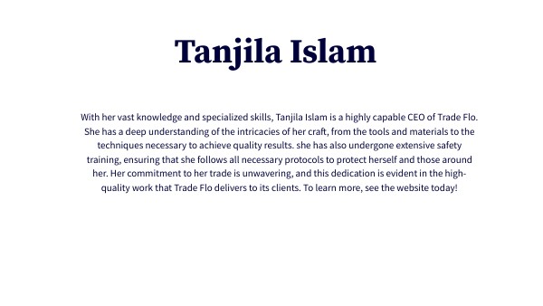 Tanjila Islam