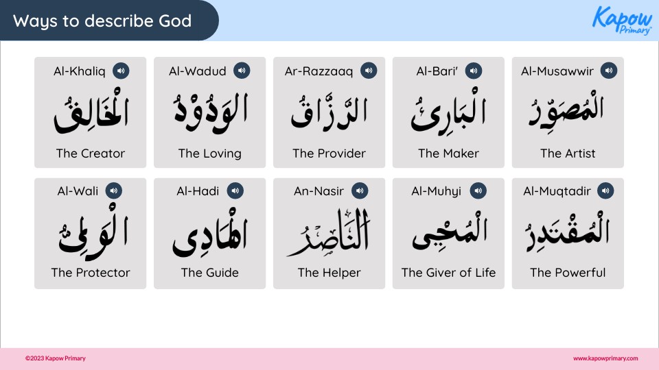 L1 - Ways to describe God v1