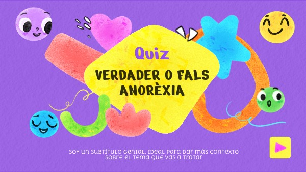 Quiz anorexia