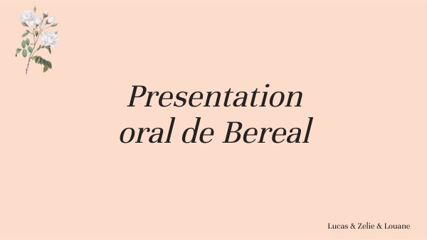 oral snt bereal | Genially