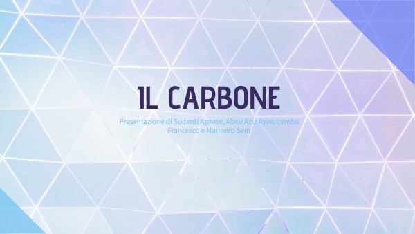 IL CARBONE | Genially