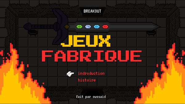 présentation jeux fabrique | Genially