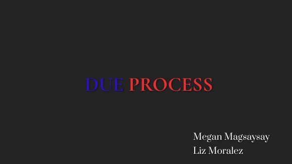 Copy - due process