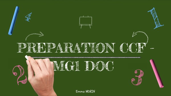 Préparation CCF | Genially