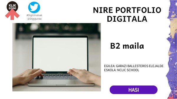 PORTFOLIO DIGITALA GARAZI B2 | Genially