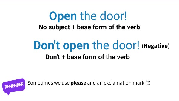 The Imperative | Genially