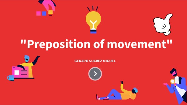 Preposition of movement
