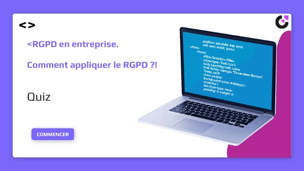 Copie - Quiz RGPD | Genially