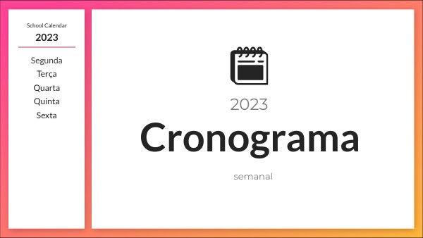 Cronograma | Genially