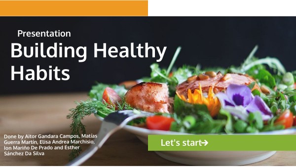 Building healthy habits | Genially