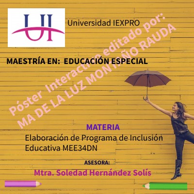 poster interactivo ..Inclusión | Genially