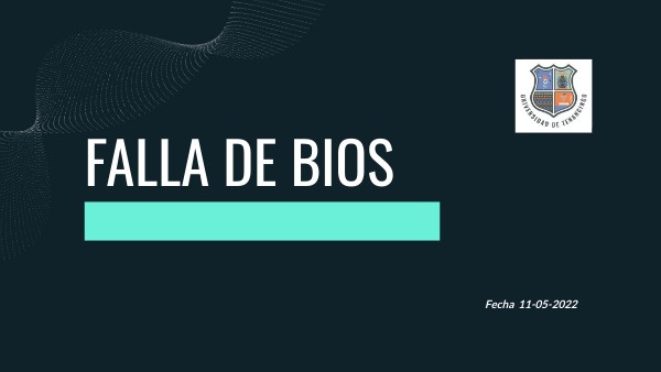 Falla de bios | Genially