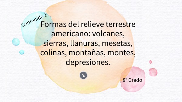 Contenido-1-sociales-8-grado-formas de relieve terrestre | Genially